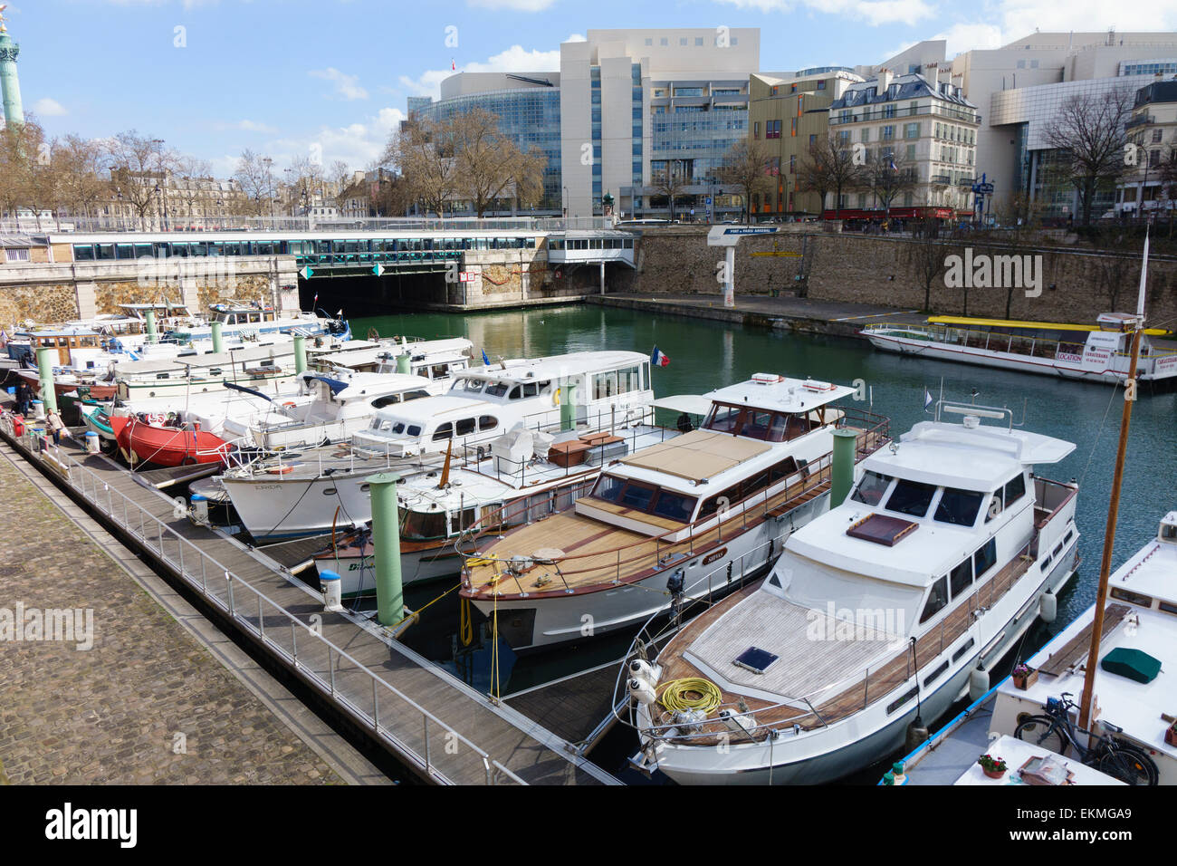 Port Arsenal Paris Stock Photo - Alamy