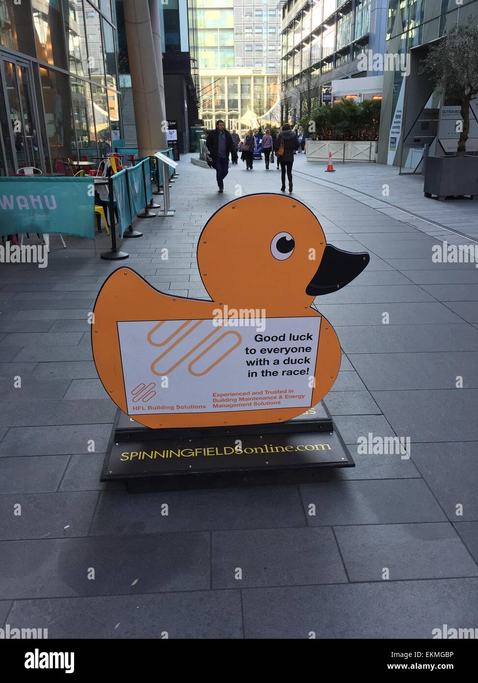 Manchester Duck Race Stock Photo - Alamy