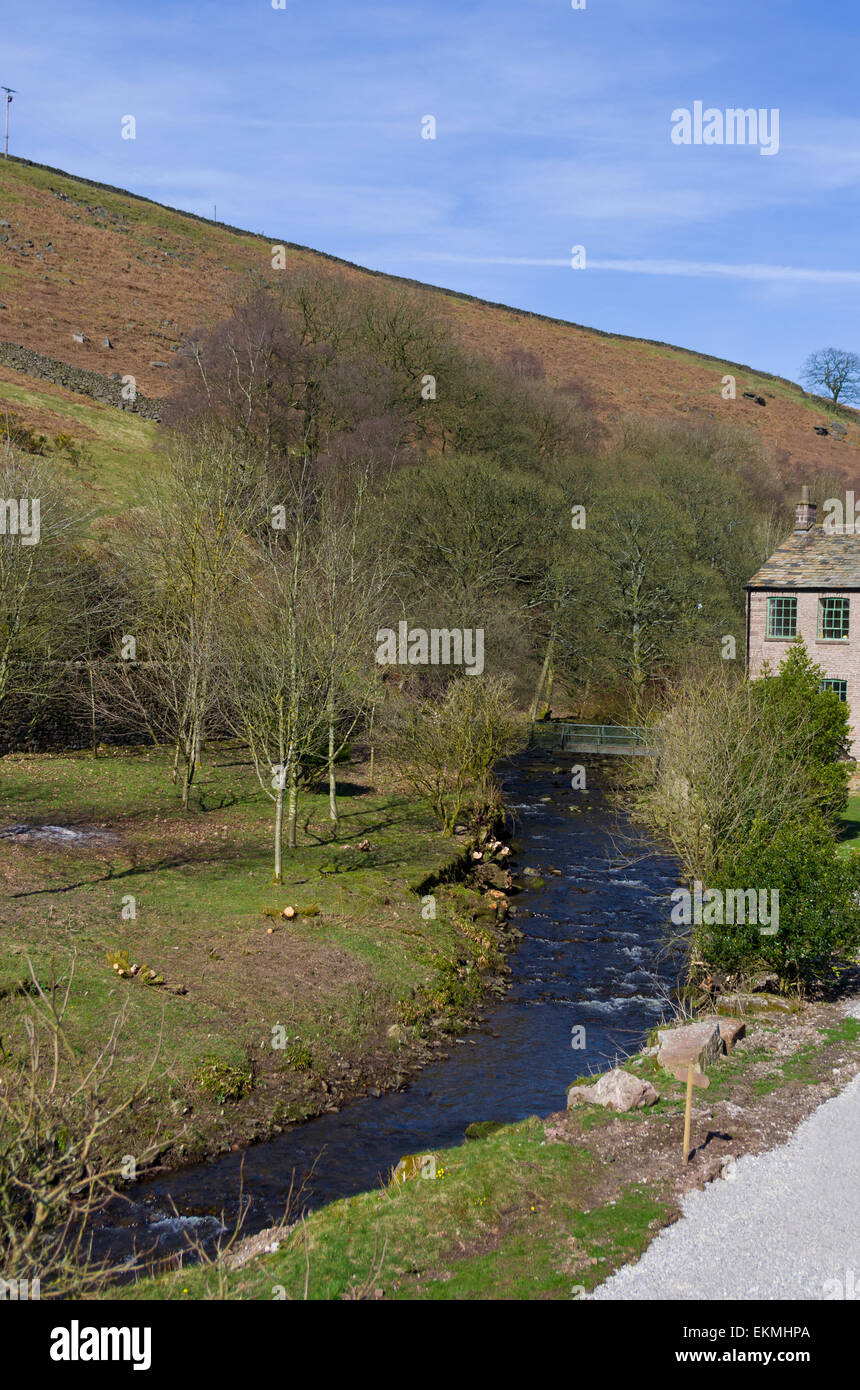 River Dane, Dane Valley, Peak District National Park, Staffordshire ...