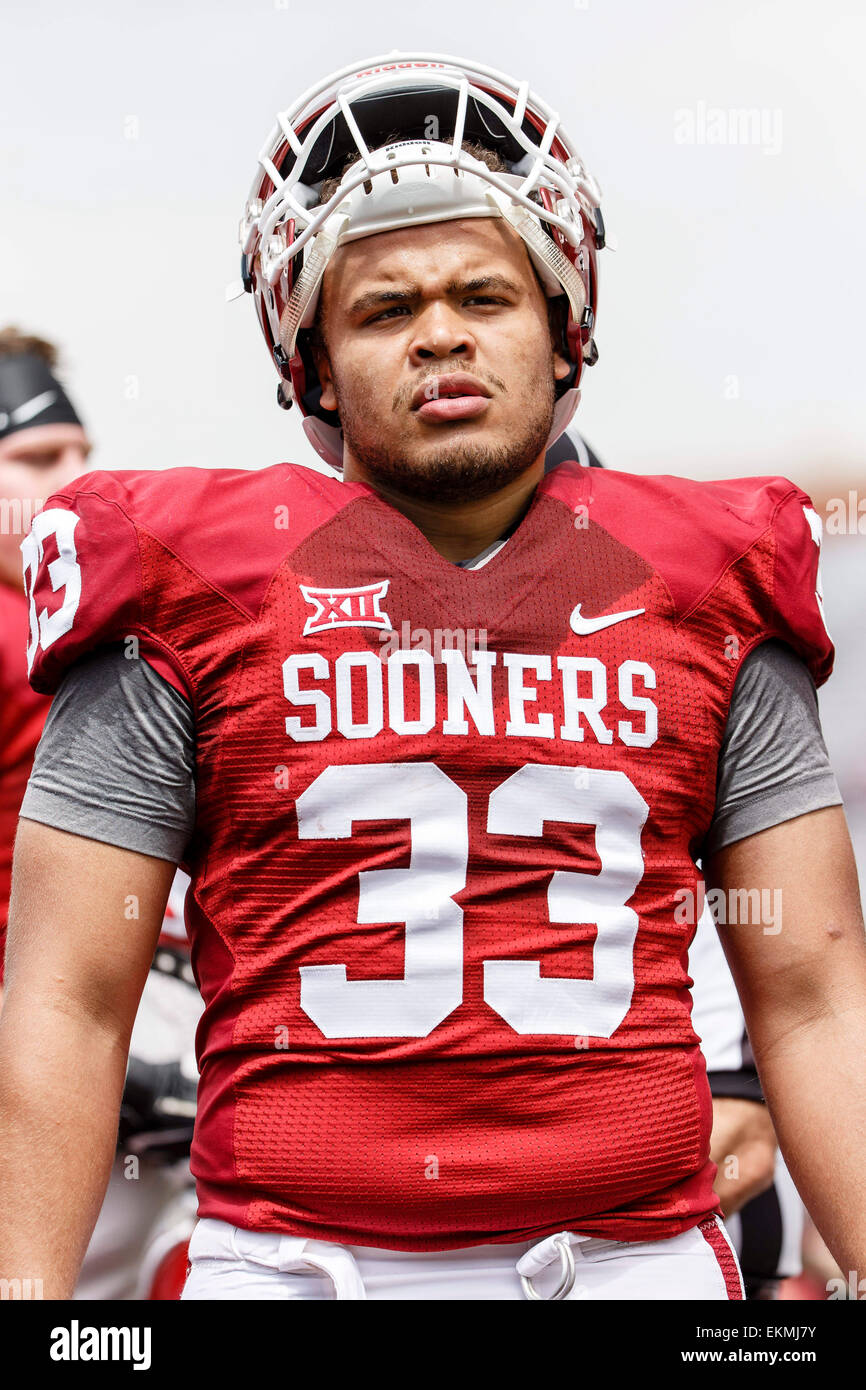 April 11, 2105: Oklahoma Sooners running back Anthony Sheppard (33 ...