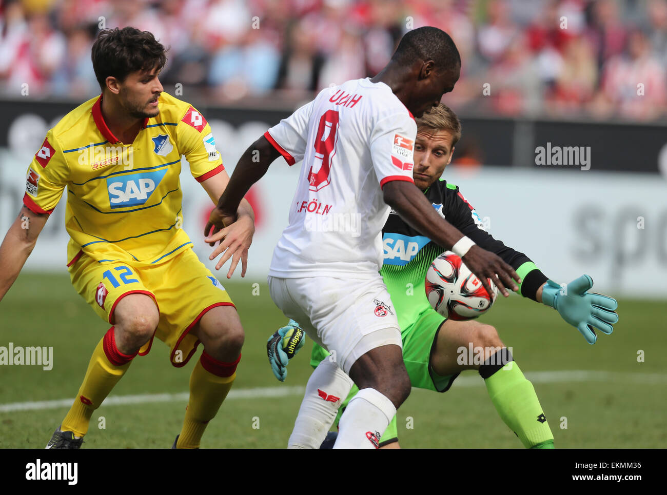 Cologne, Germany, 12 April, 2015. Bundesliga, 1. FC Koeln vs TSG ...