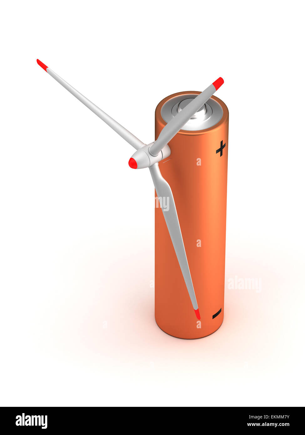 Wind Turbine Battery Stock Photo - Alamy