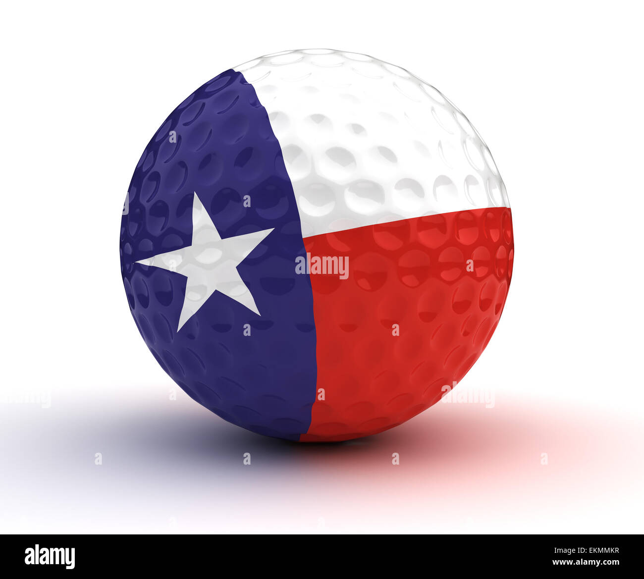 Texas Golf Ball (Isolated with clipping path Stock Photo - Alamy