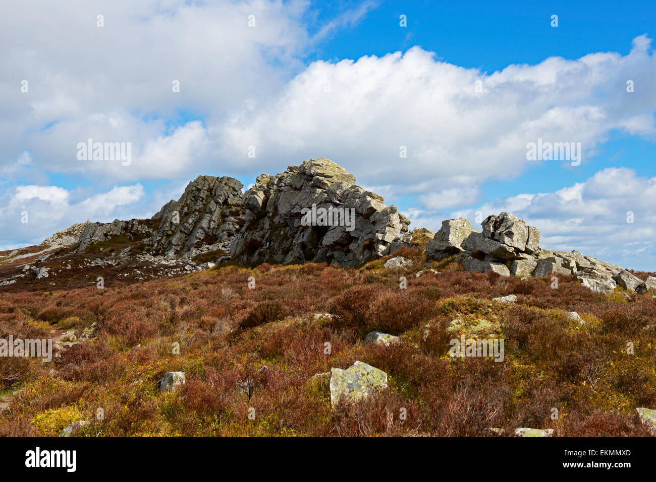 The Stiperstones, a national nature reserve in Shropshire, England UK ...