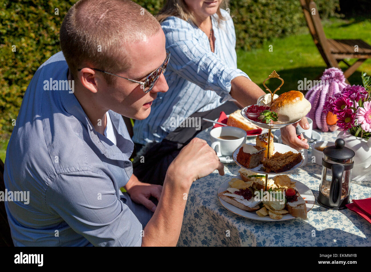 Mother two young sons enjoy hi-res stock photography and images - Alamy