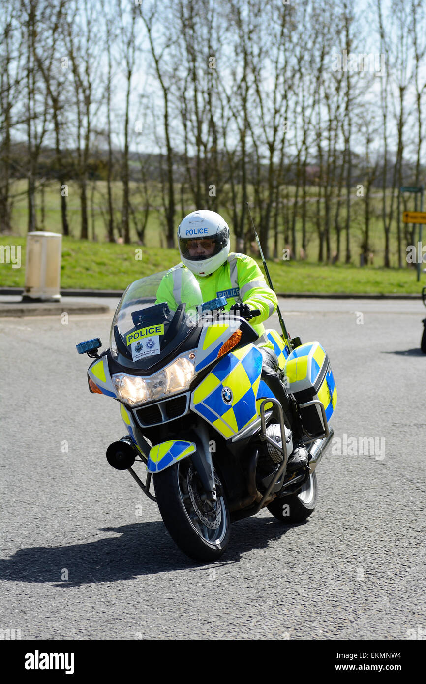 Police officer on motorcycle in Bedfordshire Stock Photo - Alamy