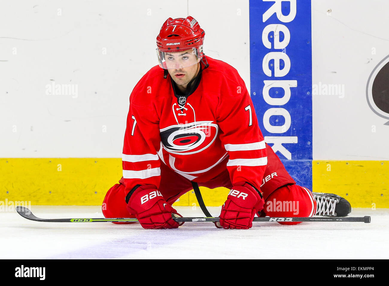 Carolina Hurricanes defenseman Ryan Murphy (7) during the pre-season ...