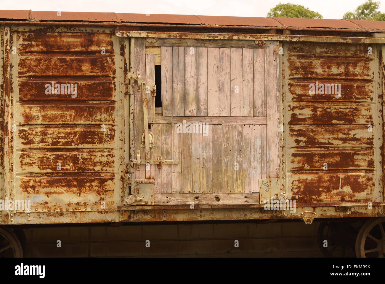 Old Discarded Train, Murray Bridge, SA, Australia Stock Photo - Alamy