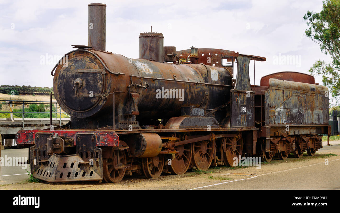 Old Discarded Train, Murray Bridge, SA, Australia Stock Photo - Alamy
