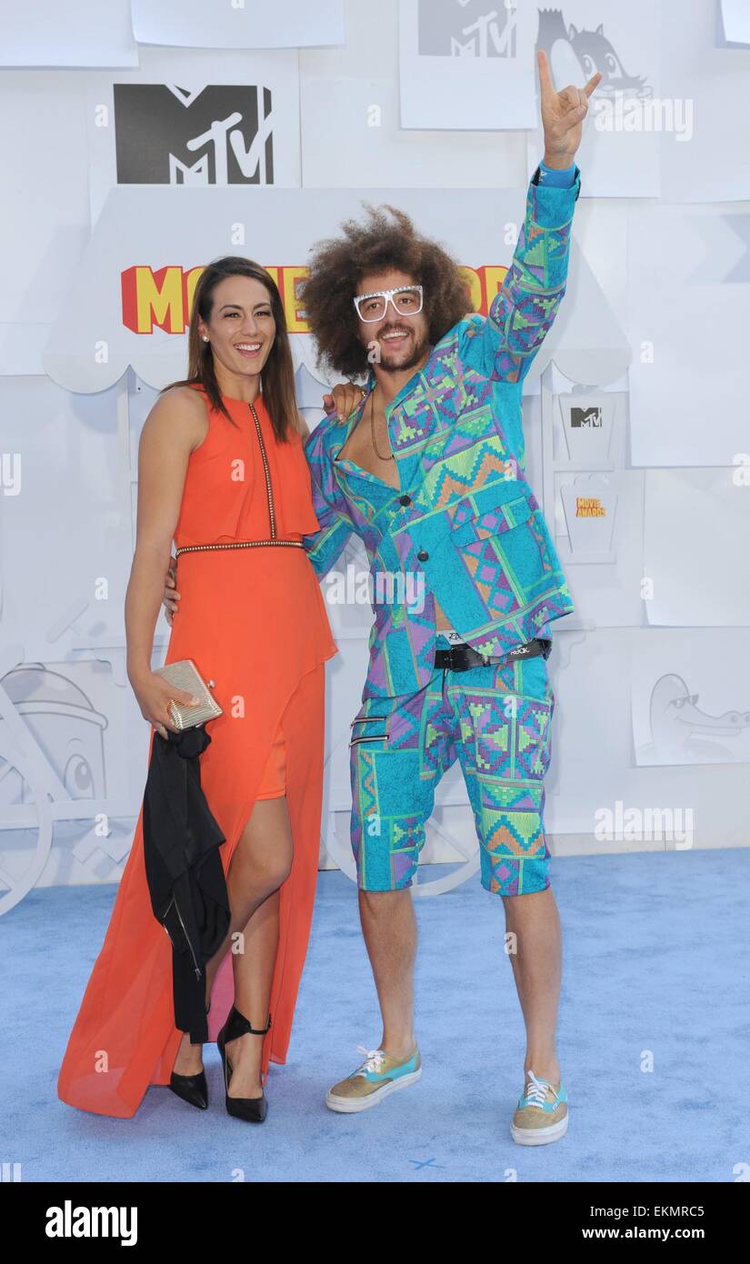 Los Angeles, CA, USA. 12th Apr, 2015. Redfoo at arrivals for MTV Movie ...