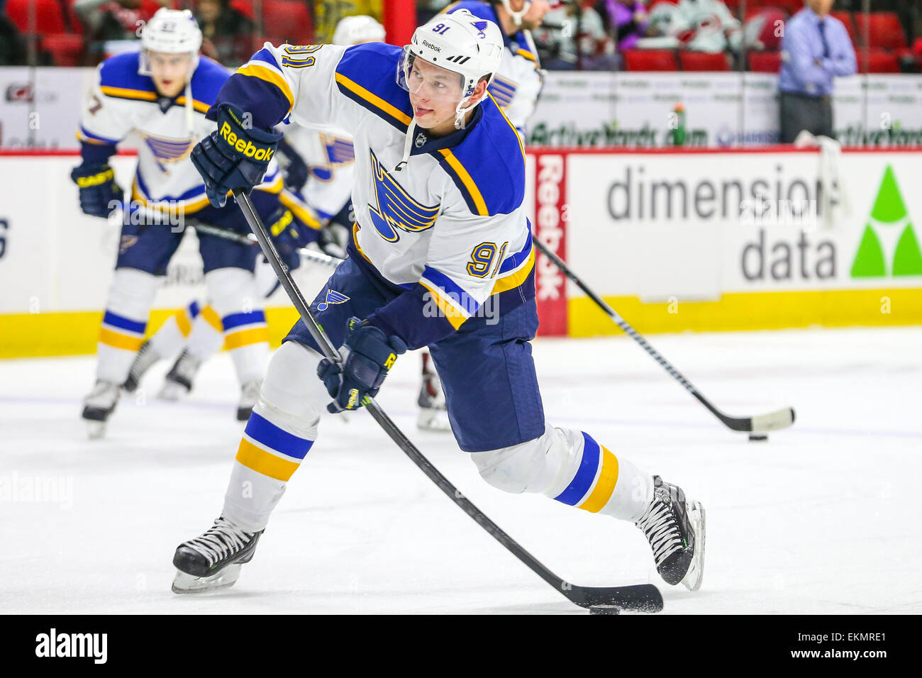 St. Louis Blues right wing Vladimir Tarasenko (91) during the NHL game ...