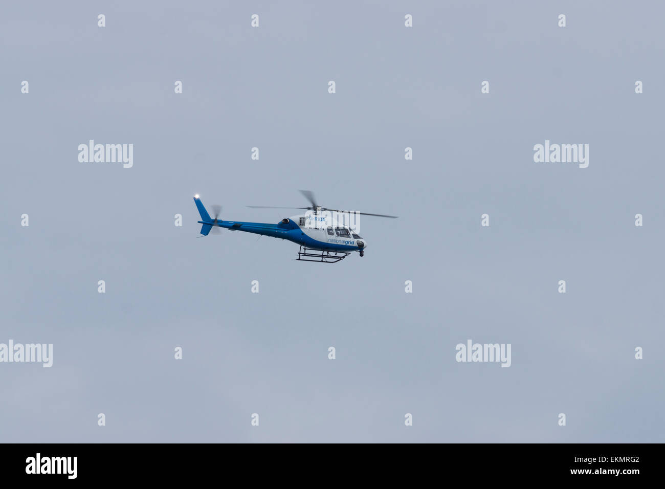 national grid helicopter flying Stock Photo - Alamy