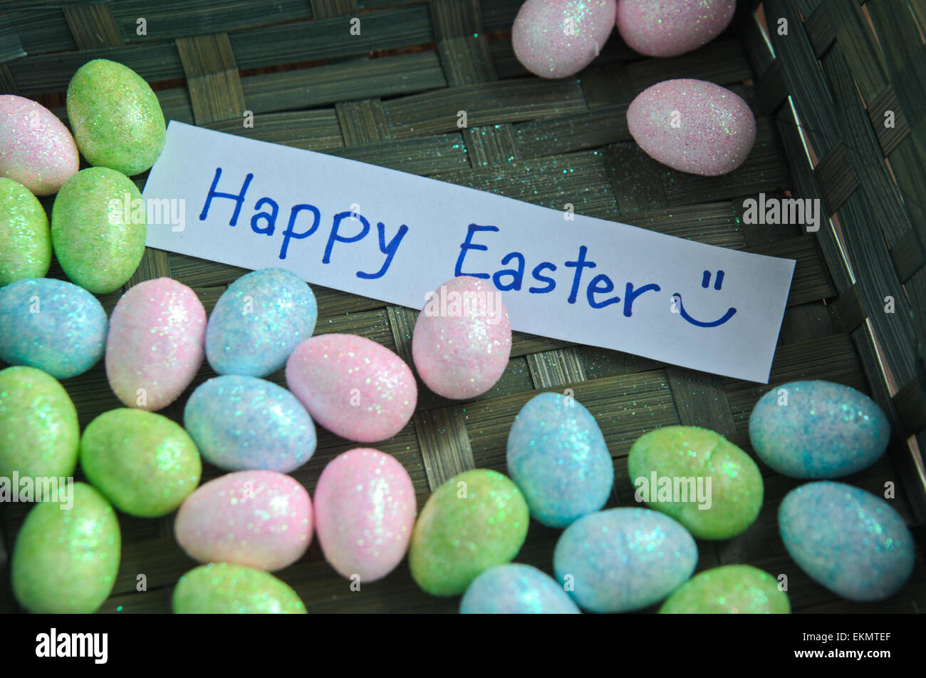 Happy easter note hi-res stock photography and images - Alamy
