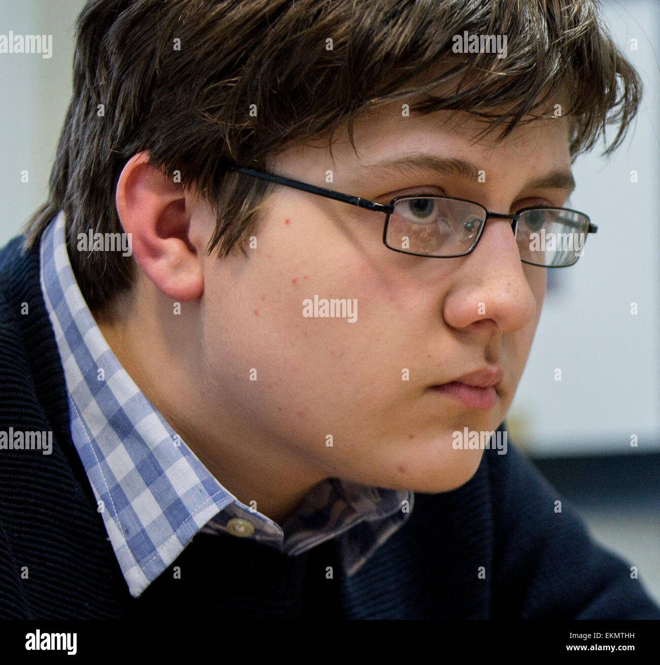 St. Louis, Missouri, USA. 12th Apr, 2015. Fourteen-year-old GM SAM ...