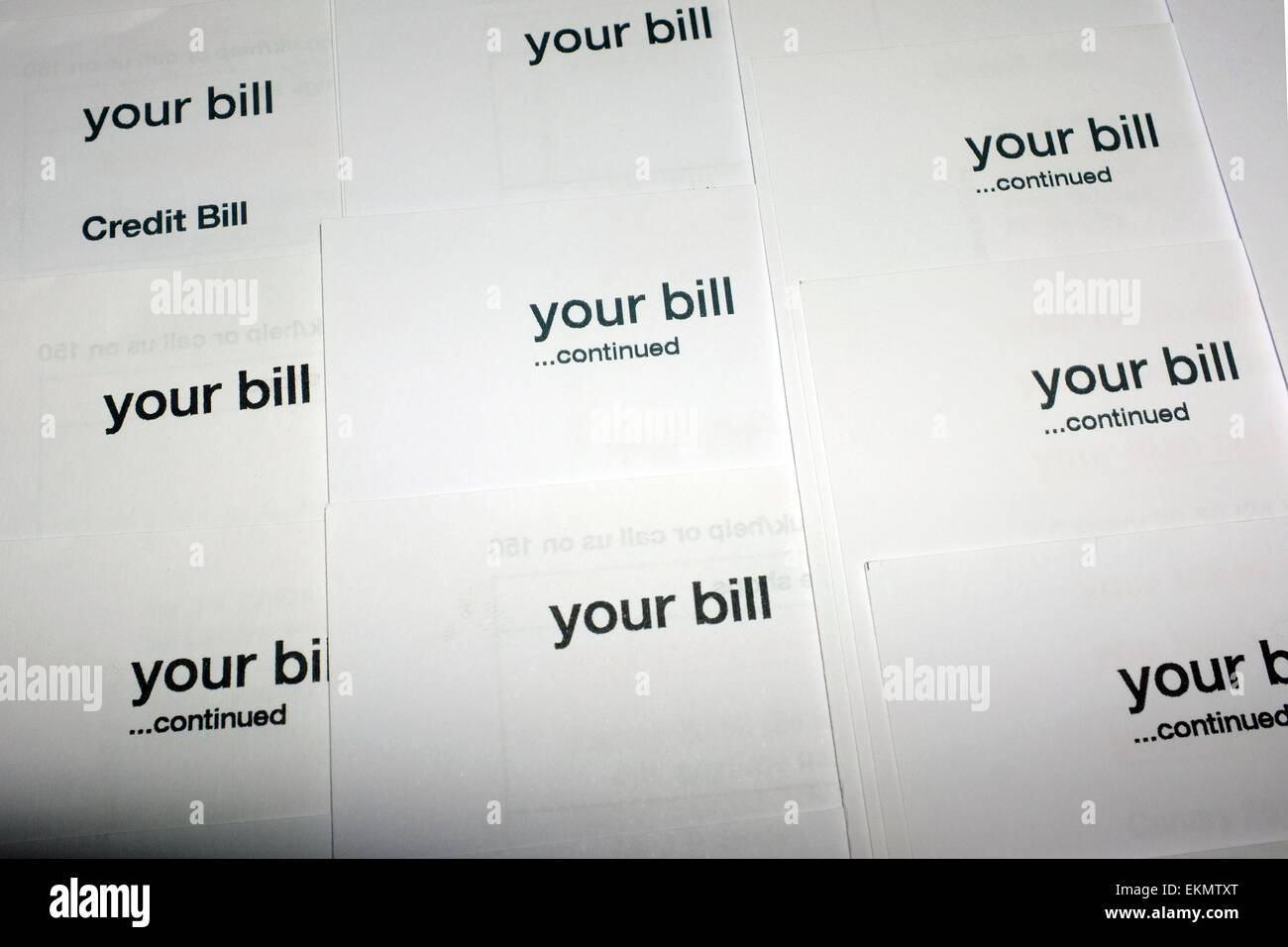 An image of several paper bills Stock Photo - Alamy