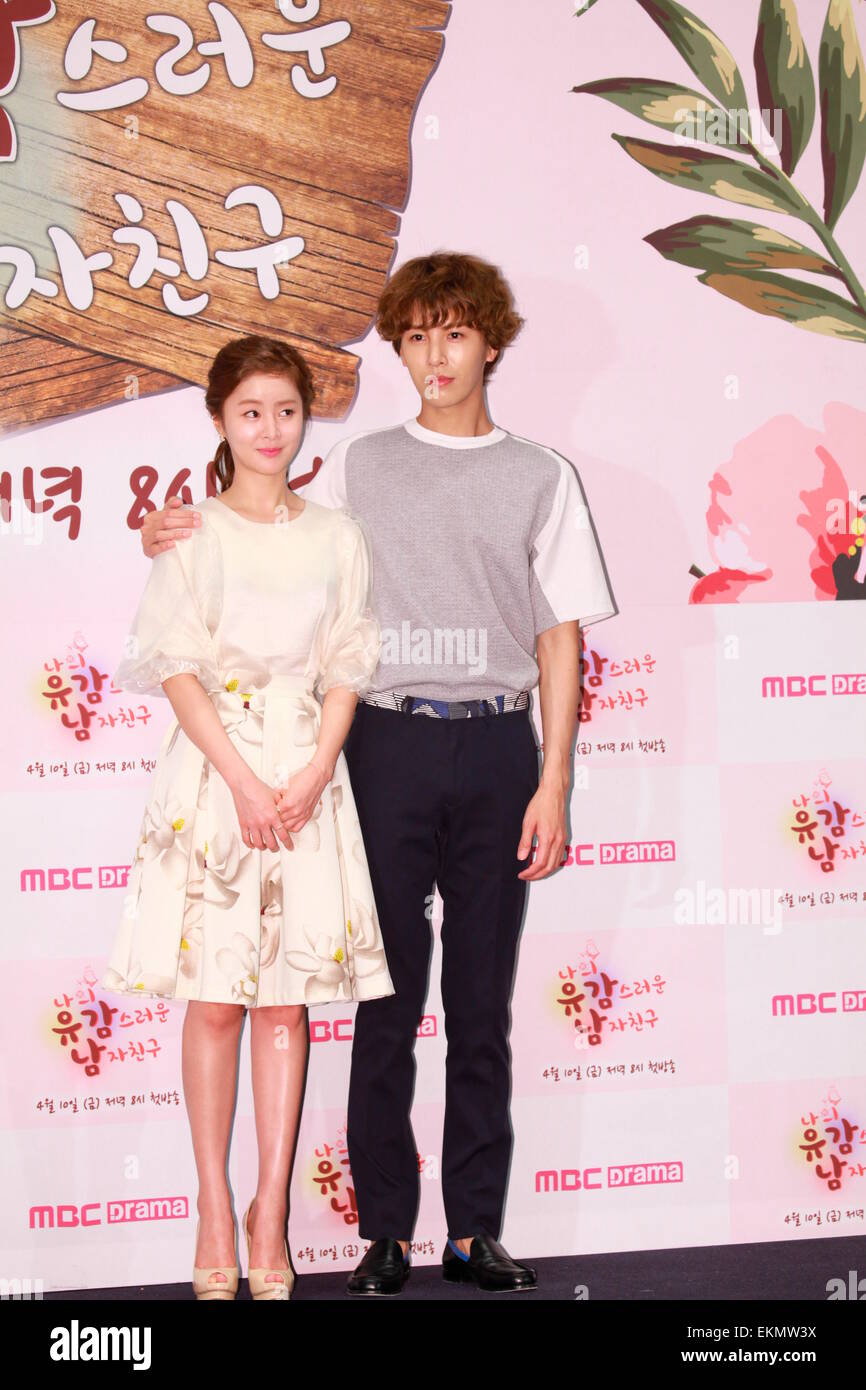 The premiere of My Regret Boyfriend holds in Soul, South Korea on 10th ...
