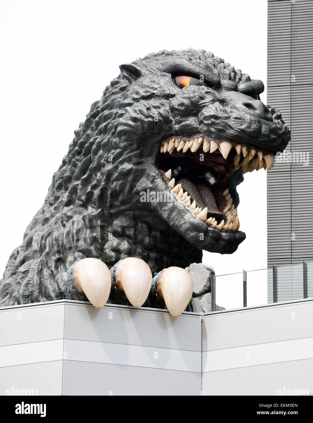 Tokyo, Japan. 12th Apr, 2015. Japan's fire-breathing, building-stomping ...