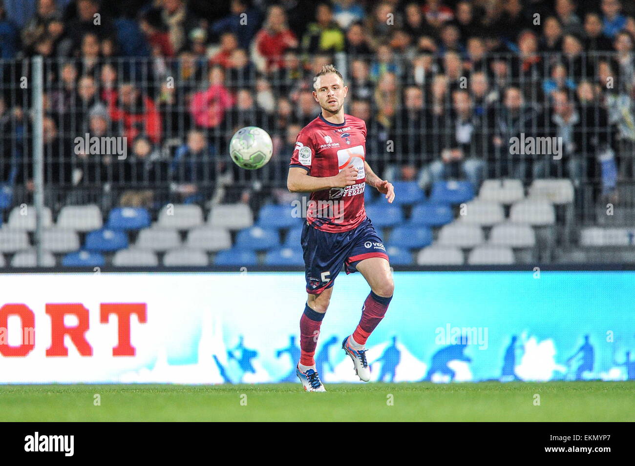 Baptiste MARTIN - 03.04.2015 - Clermont/Angers - 30e journee Ligue 2 ...