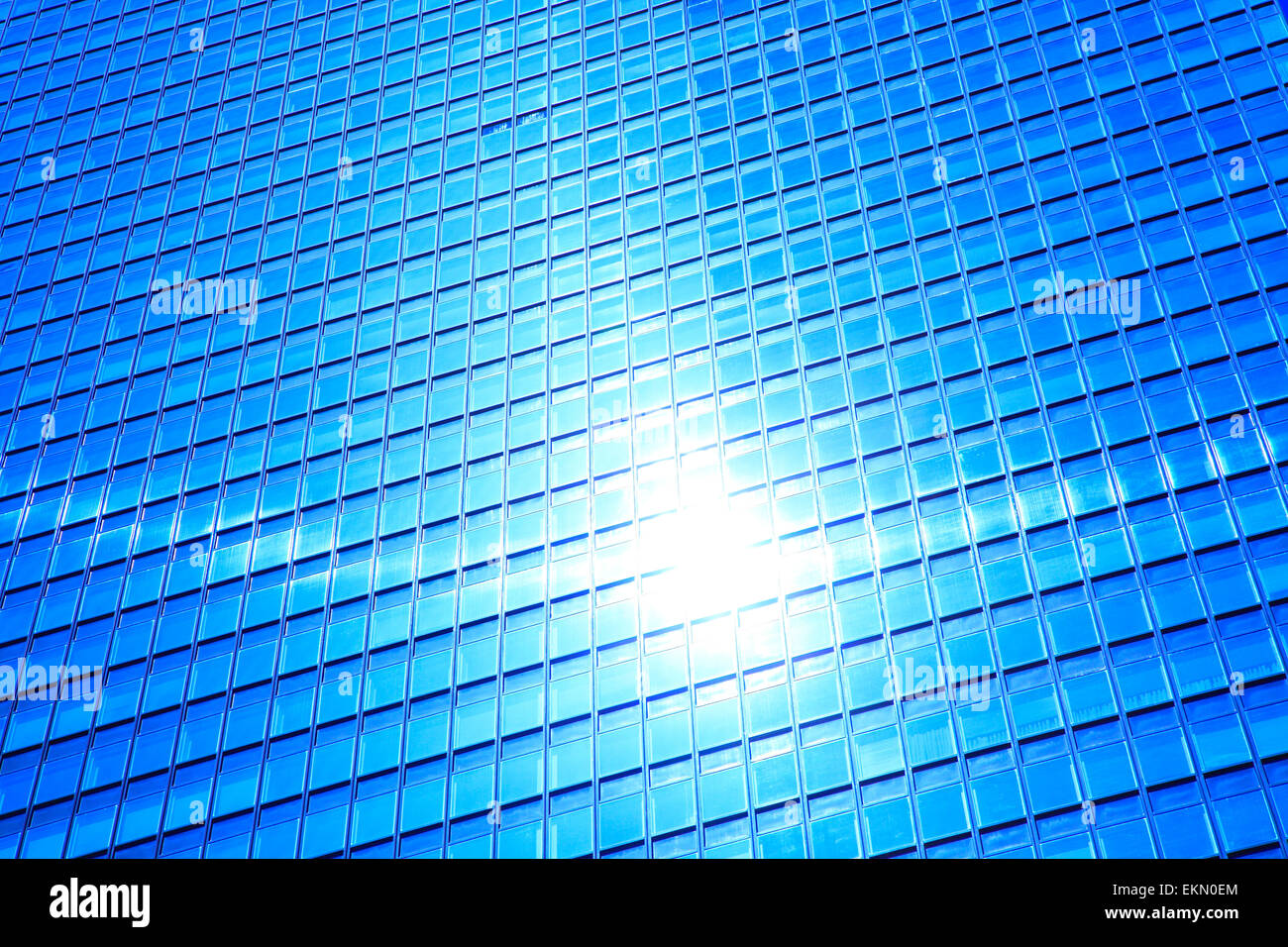 Sun reflecting on windows Stock Photo - Alamy