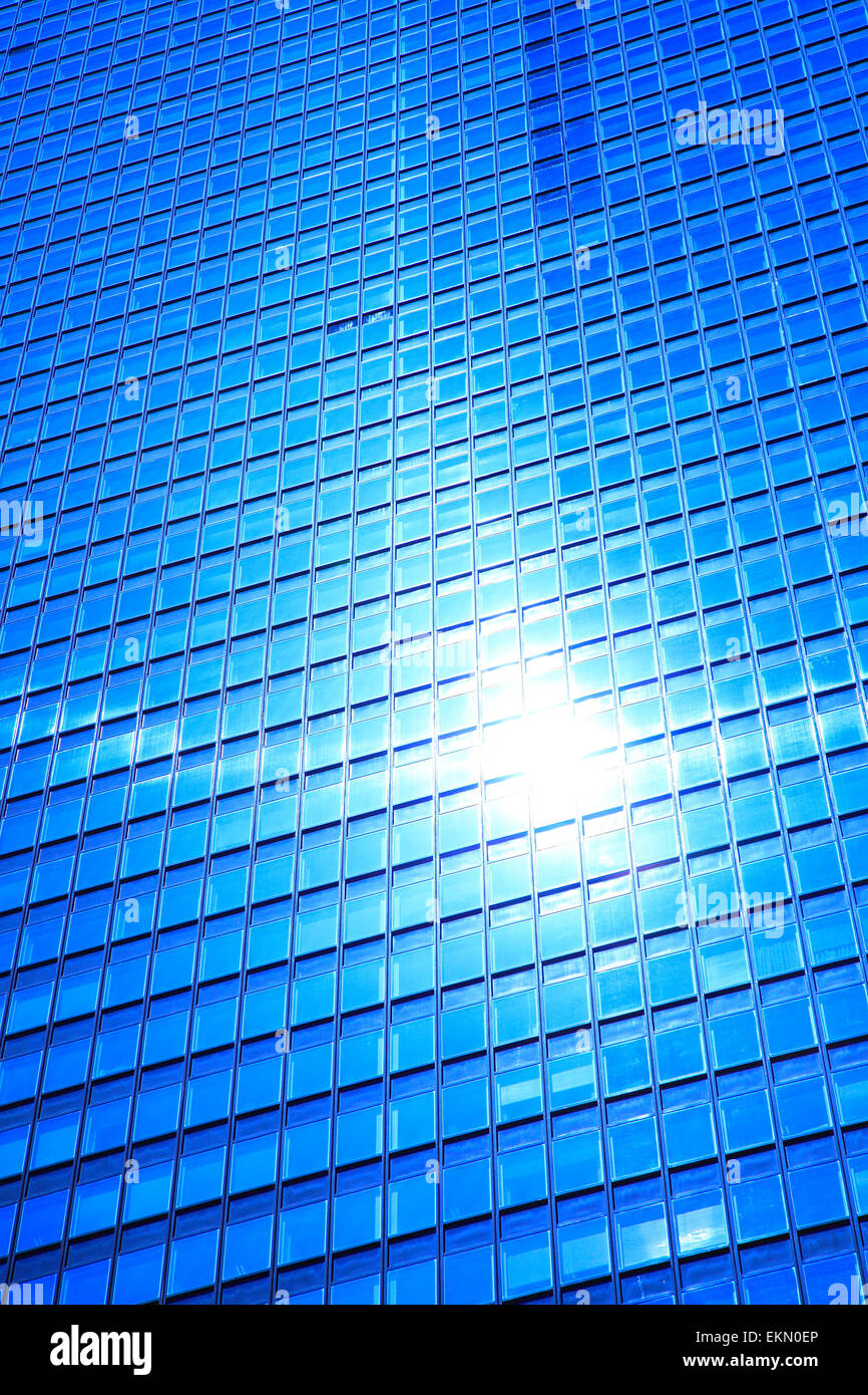 Sun reflecting on windows Stock Photo - Alamy