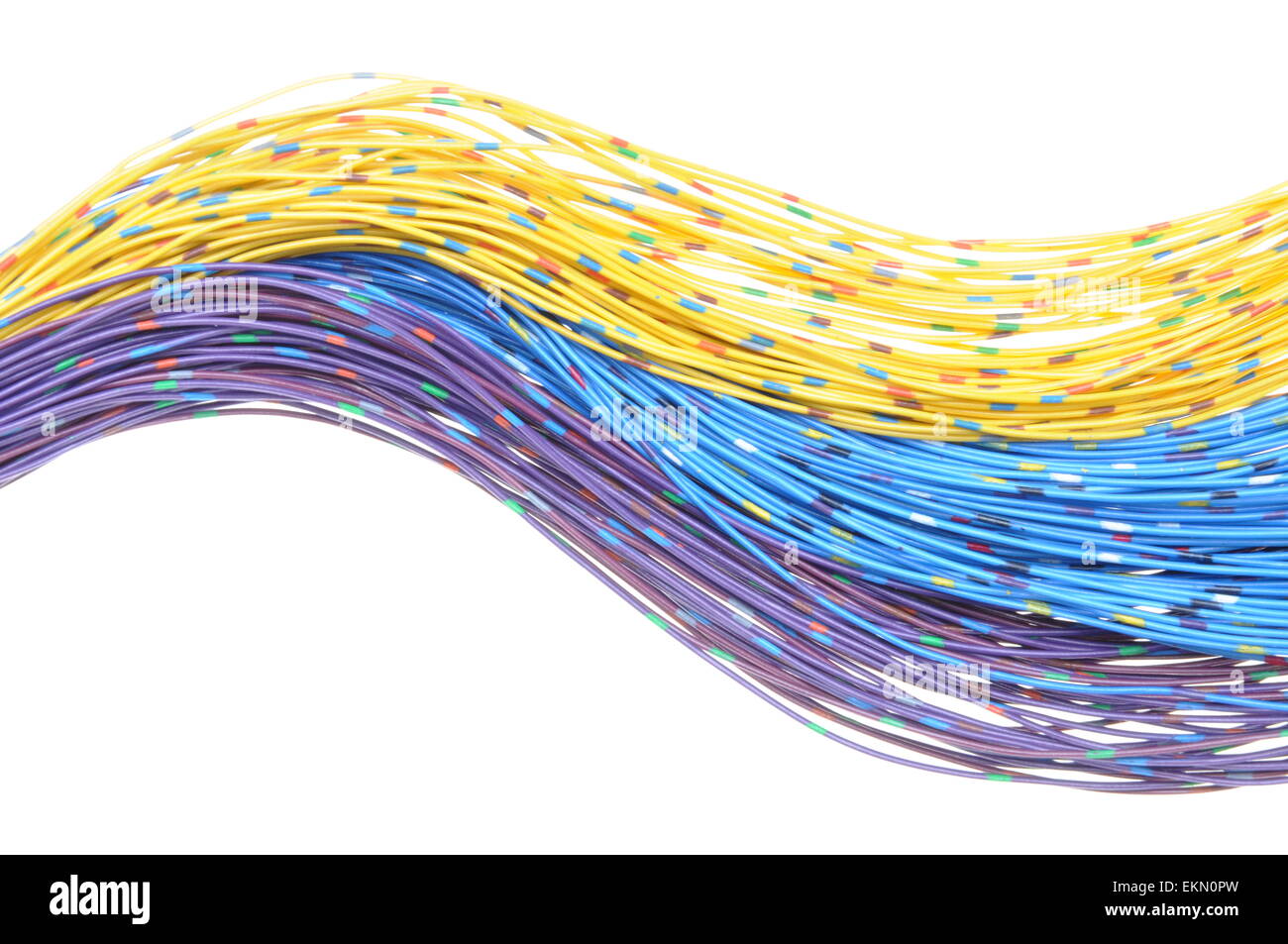 Cables of telecommunication network Stock Photo - Alamy