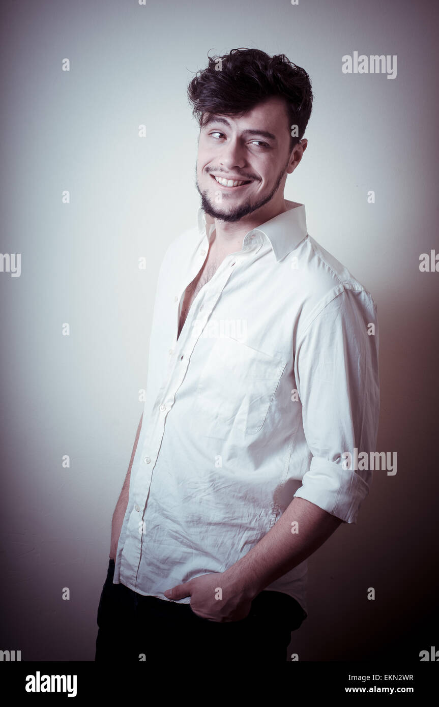 young modern stylish man Stock Photo - Alamy
