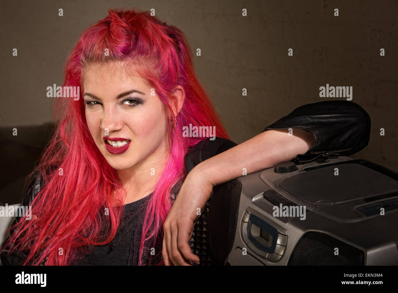 Contemptuous Young Woman Stock Photo - Alamy
