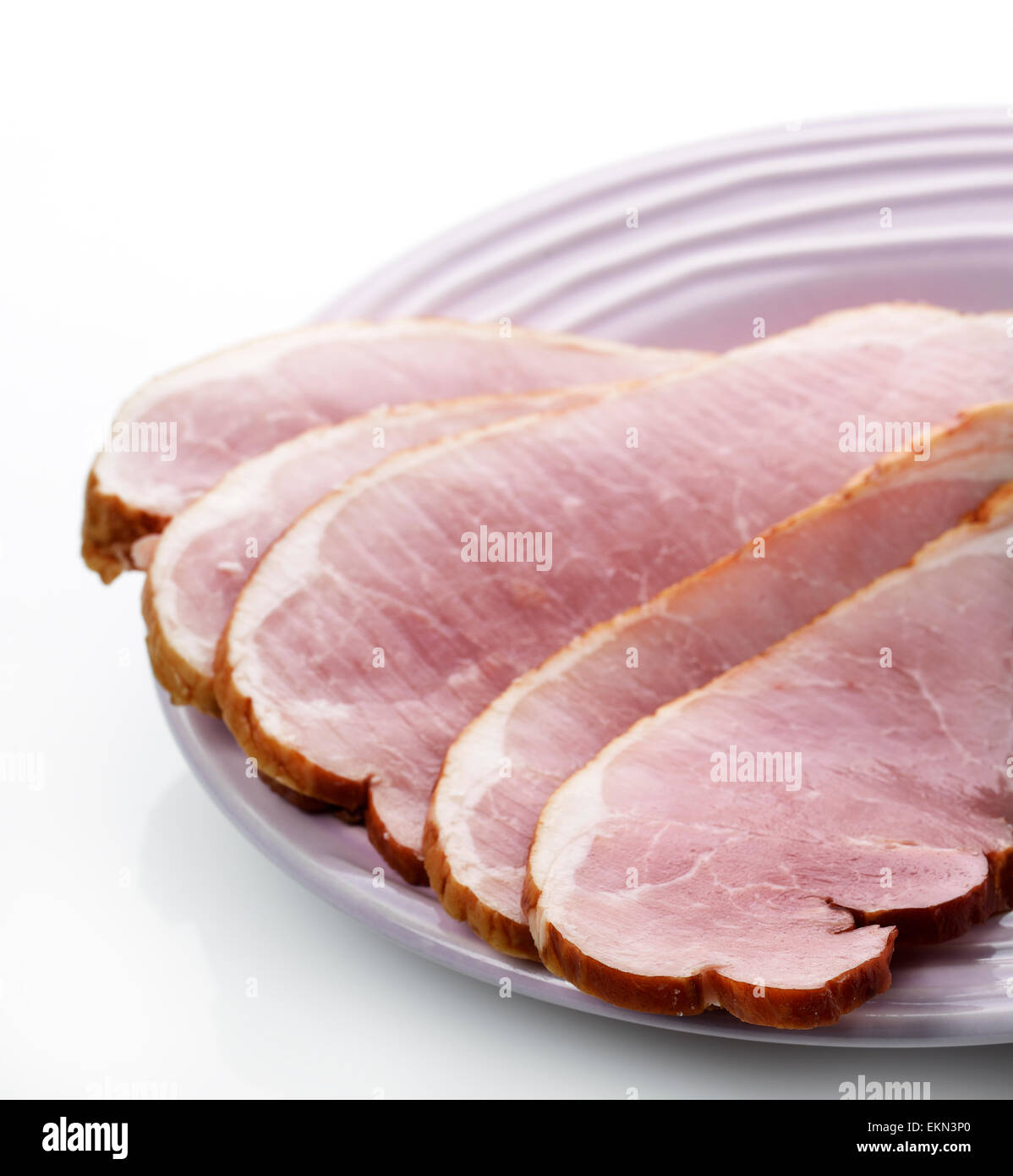 Close up sliced ham hi-res stock photography and images - Alamy
