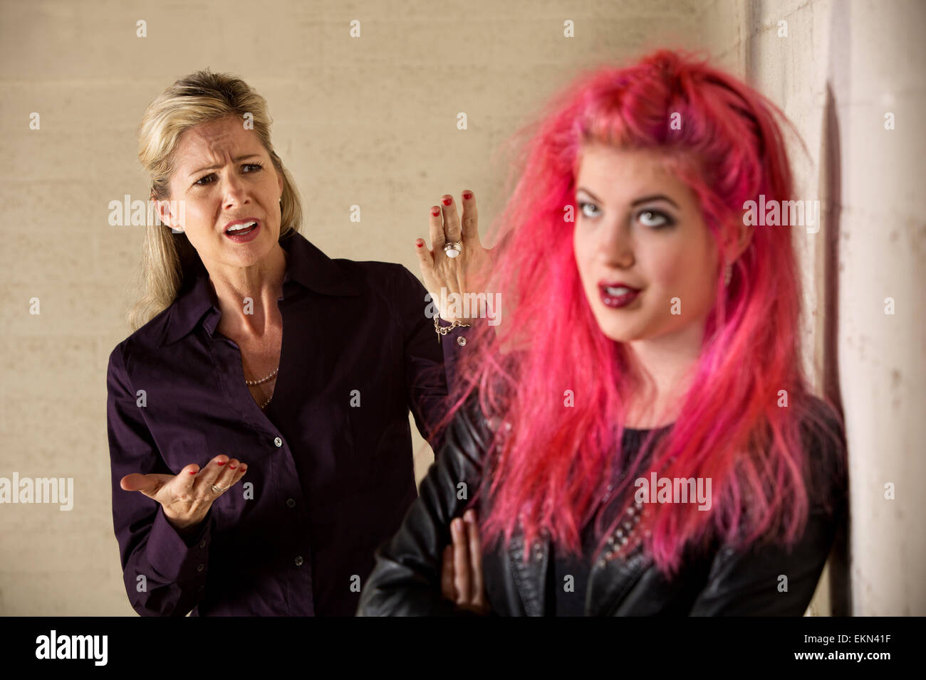 Disapproving woman 1980s hi-res stock photography and images - Alamy