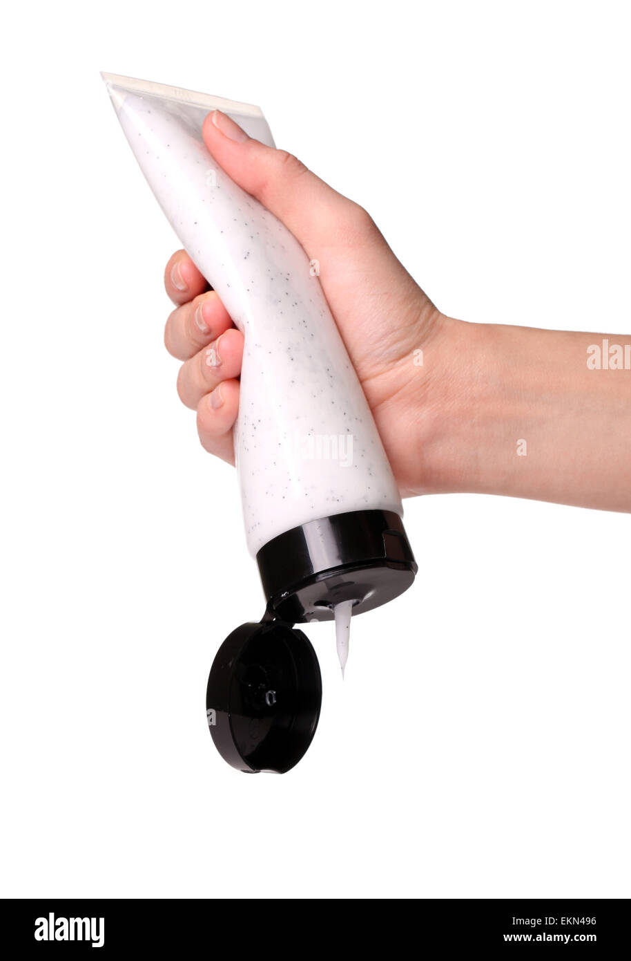 Scrub squeezed out from tube Stock Photo - Alamy