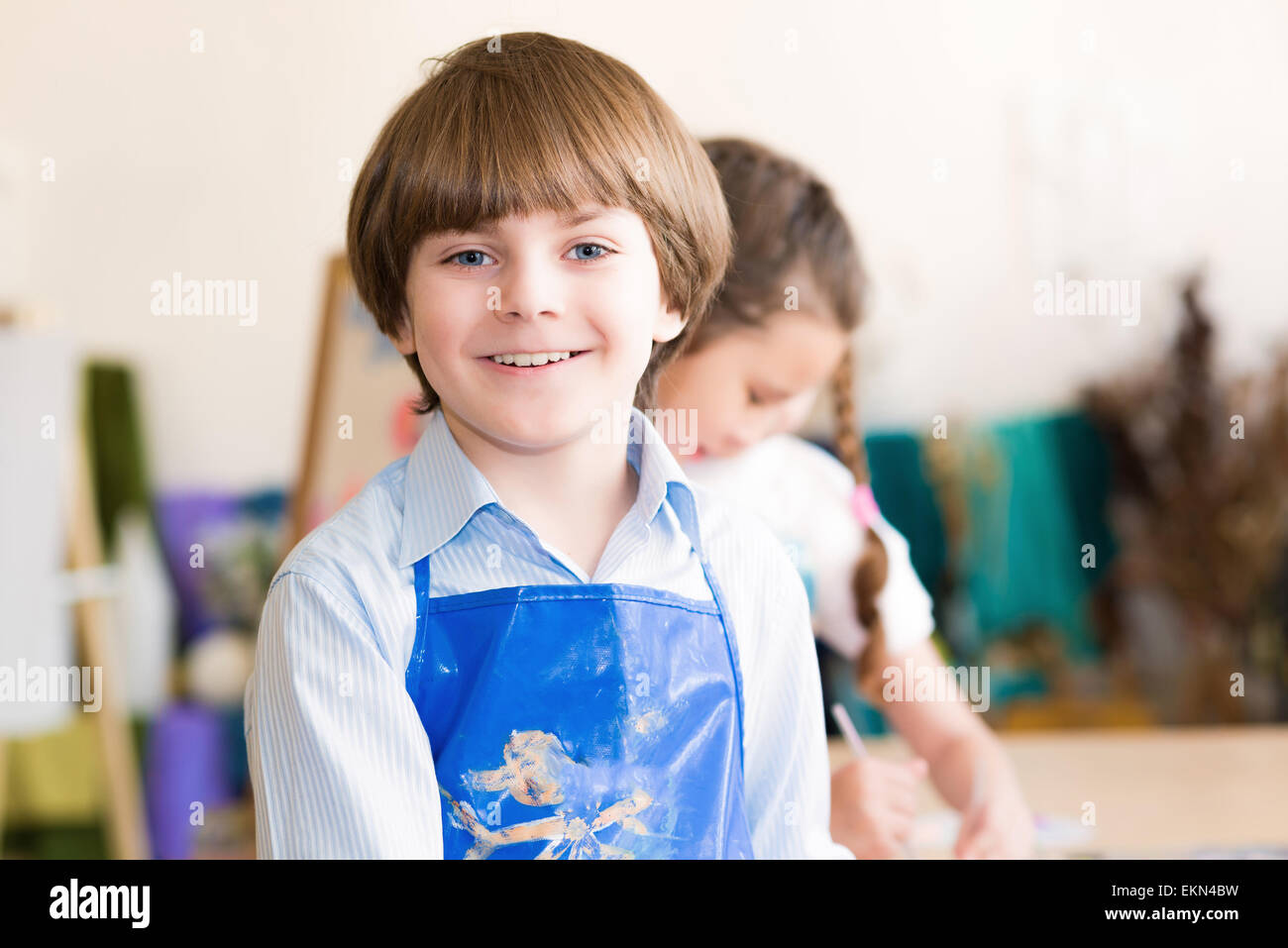 portrait of a nice boy Stock Photo - Alamy