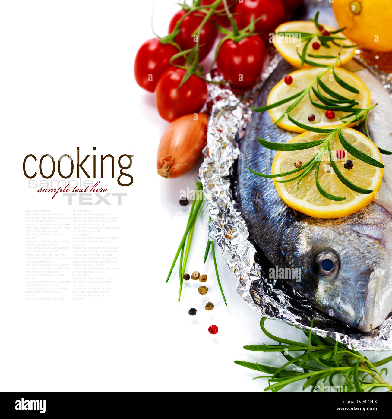 Fresh seafood background art hi-res stock photography and images - Alamy