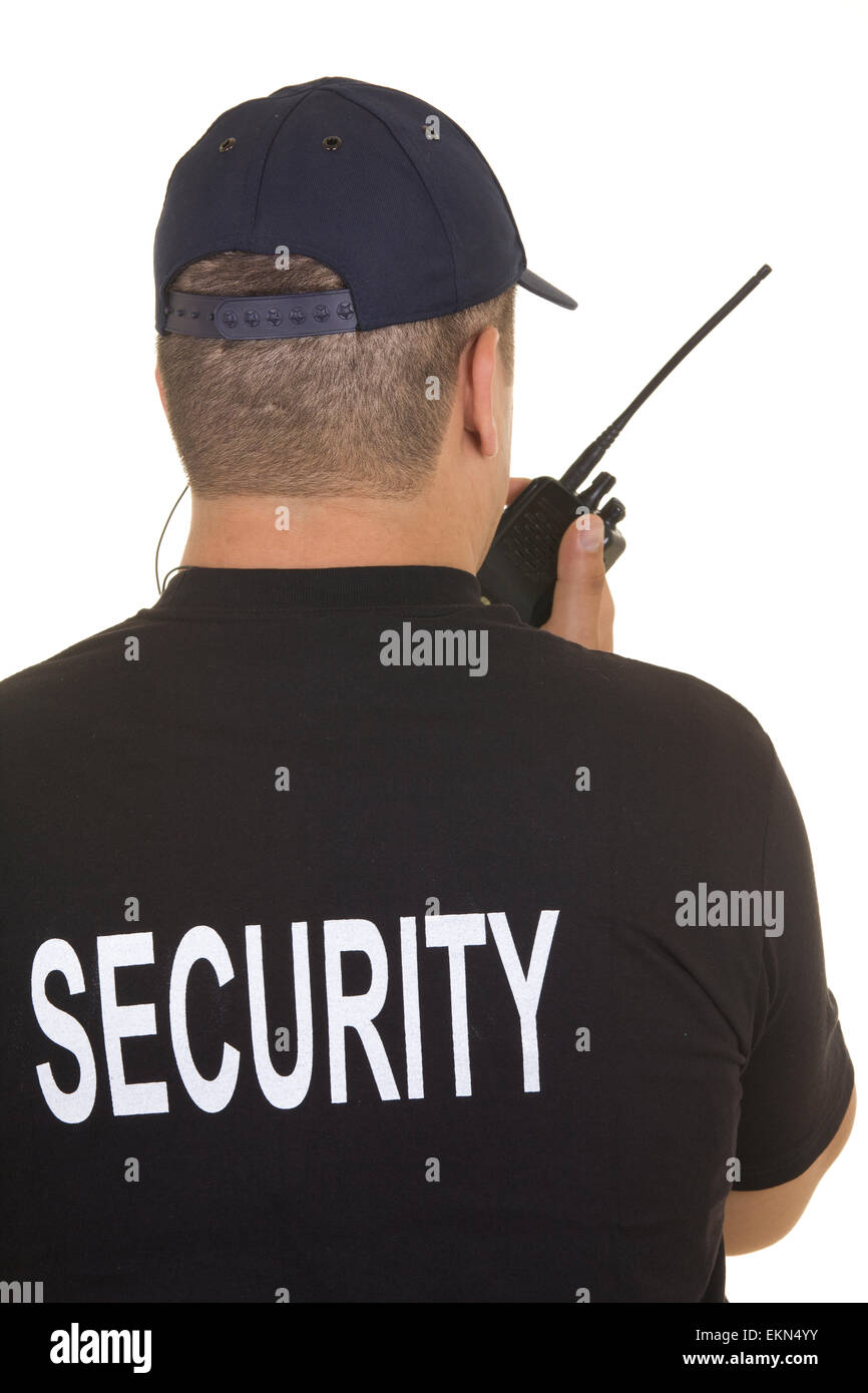 Security guard hand holding cb hi-res stock photography and images - Alamy