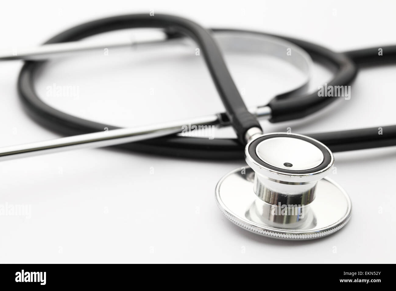 Stethoscope on white Stock Photo - Alamy