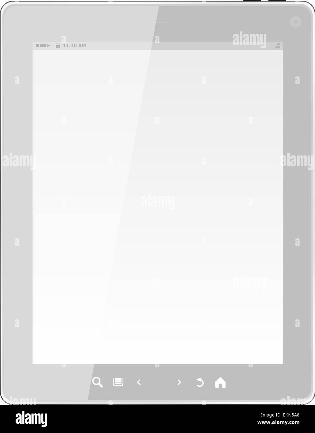 white tablet pc computer Stock Photo - Alamy