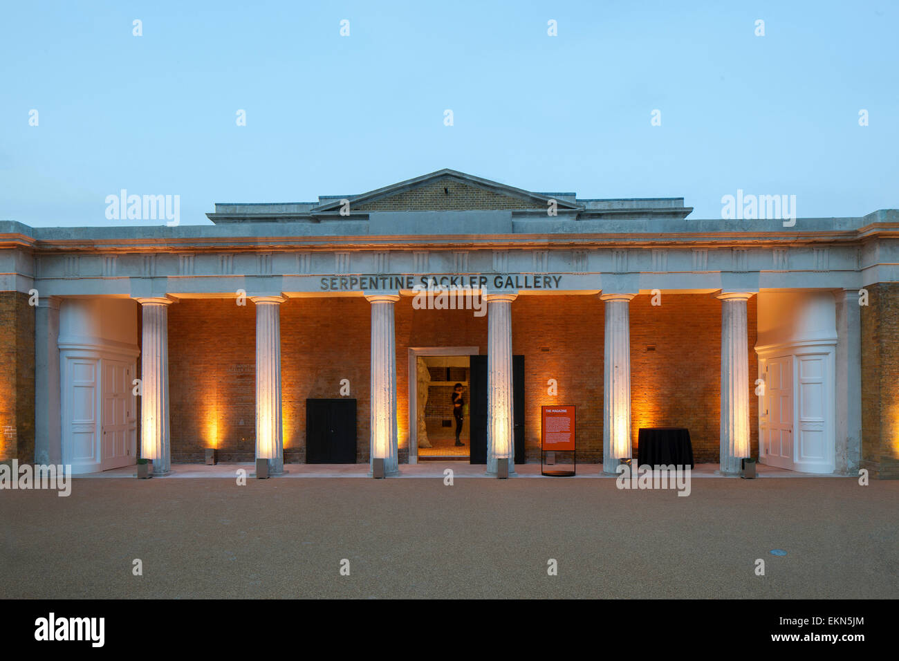 Sackler Gallery main entrance. Serpentine Sackler Gallery, London ...