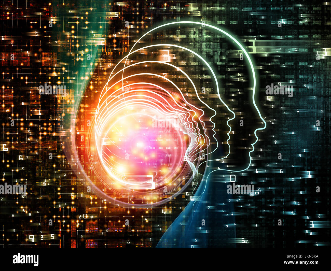 Lights of Consciousness Stock Photo - Alamy
