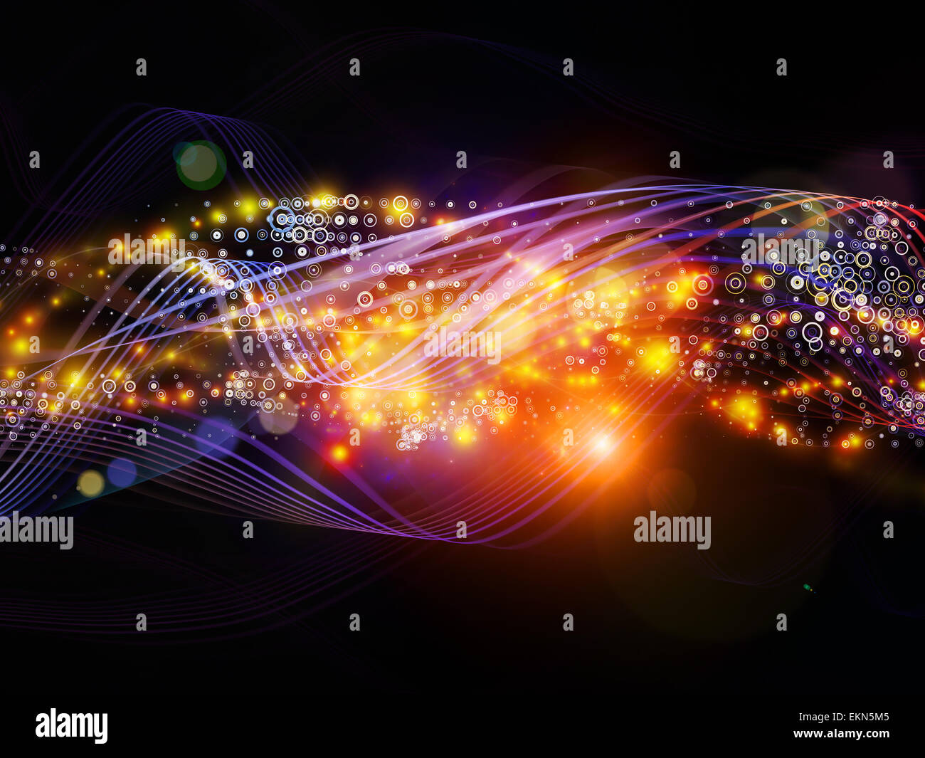 Layers of Dynamic Network Stock Photo - Alamy