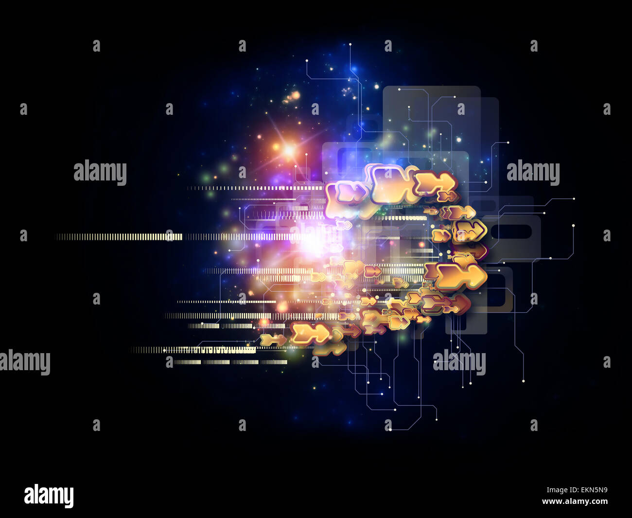 Acceleration of Cloud Technology Stock Photo - Alamy