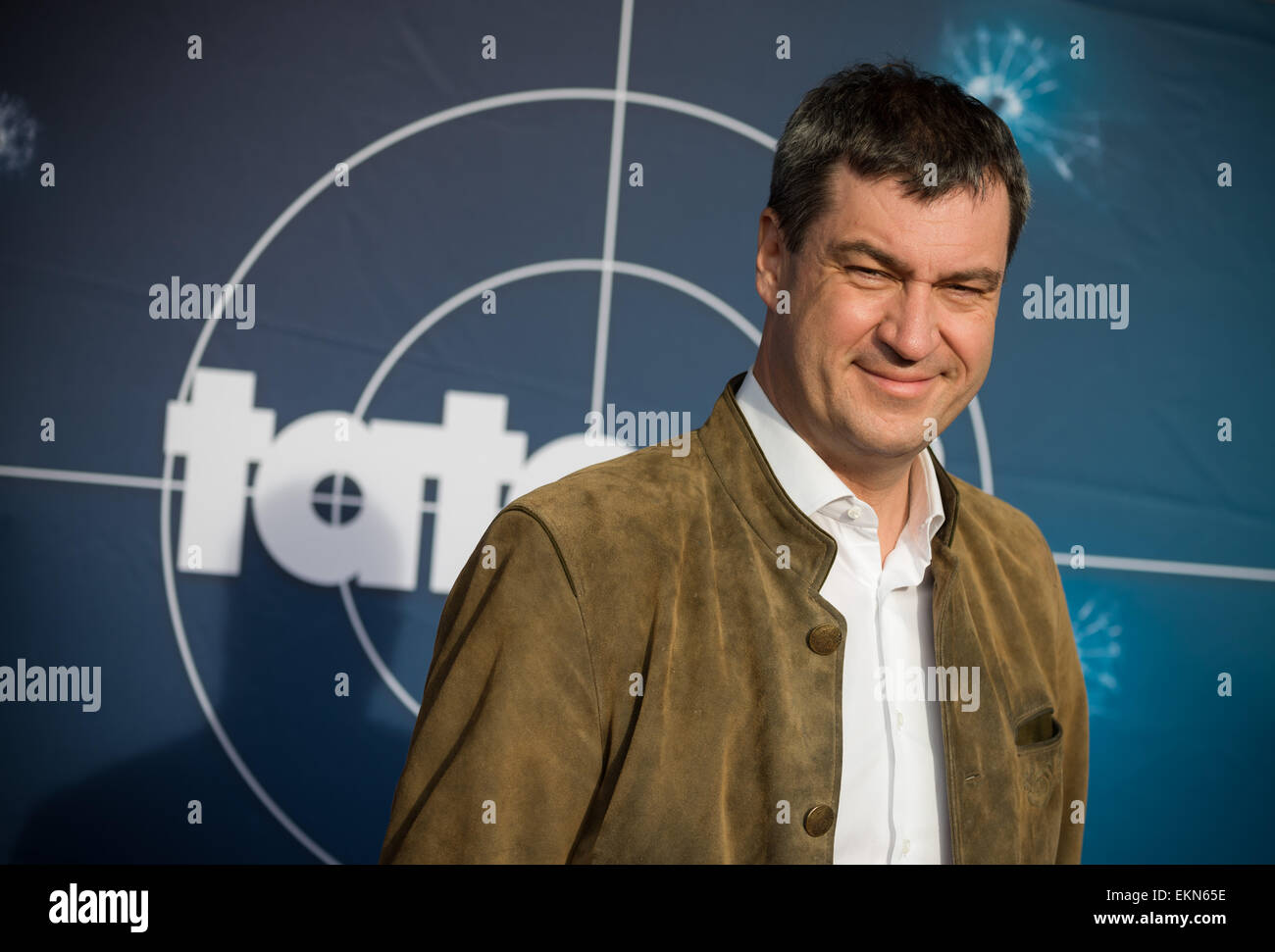 The Bavarian Finance Minister Markus Soeder poses during the premiere ...