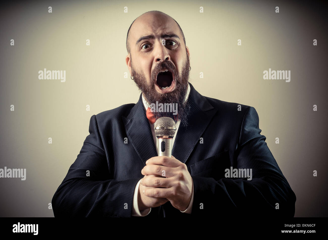 Funny singer hi-res stock photography and images - Alamy