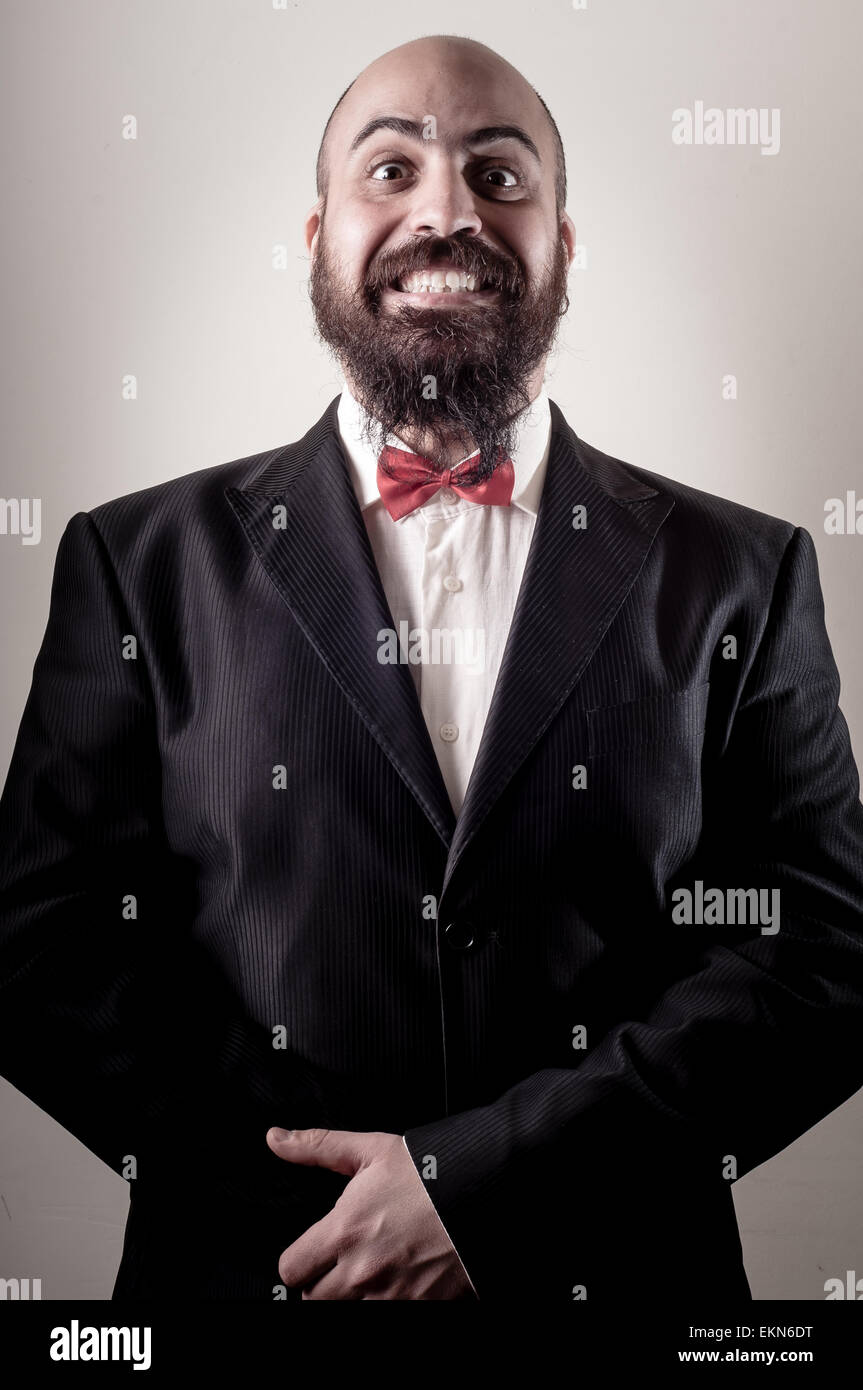 Bearded businessman mustache long hi-res stock photography and images ...