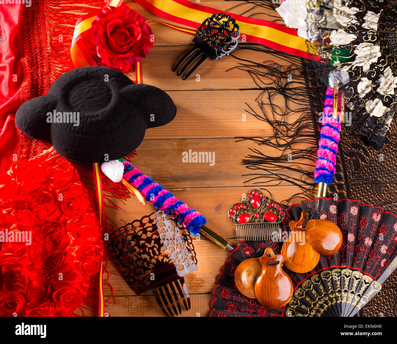 Bullfighter and flamenco typical from Espana Spain torero Stock Photo ...