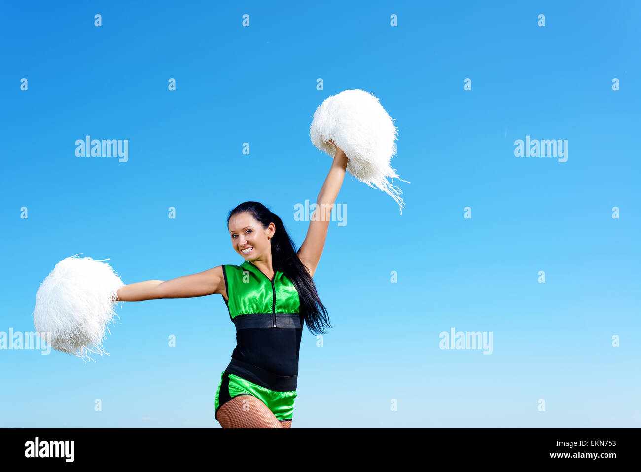 Cheerleader girl hi-res stock photography and images - Alamy