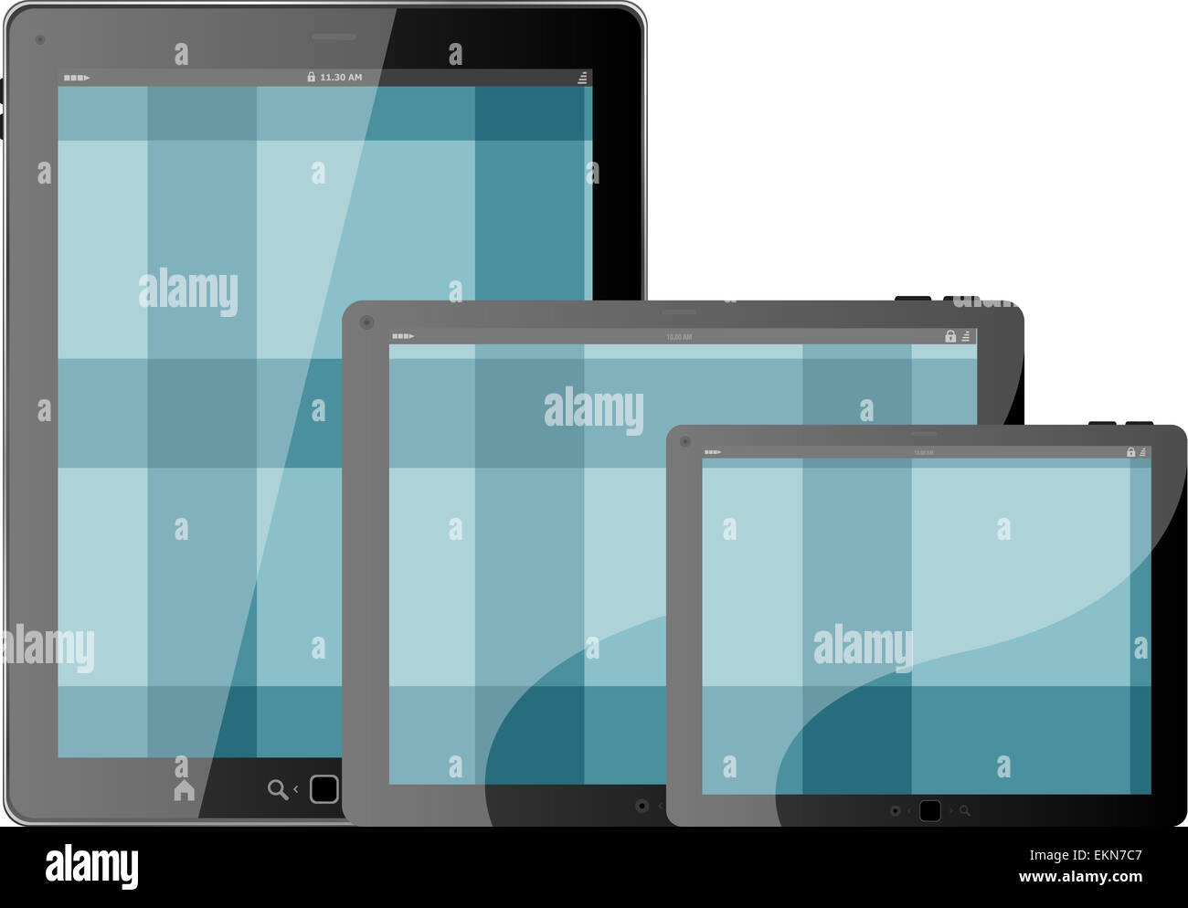 tablet computer set Stock Photo - Alamy