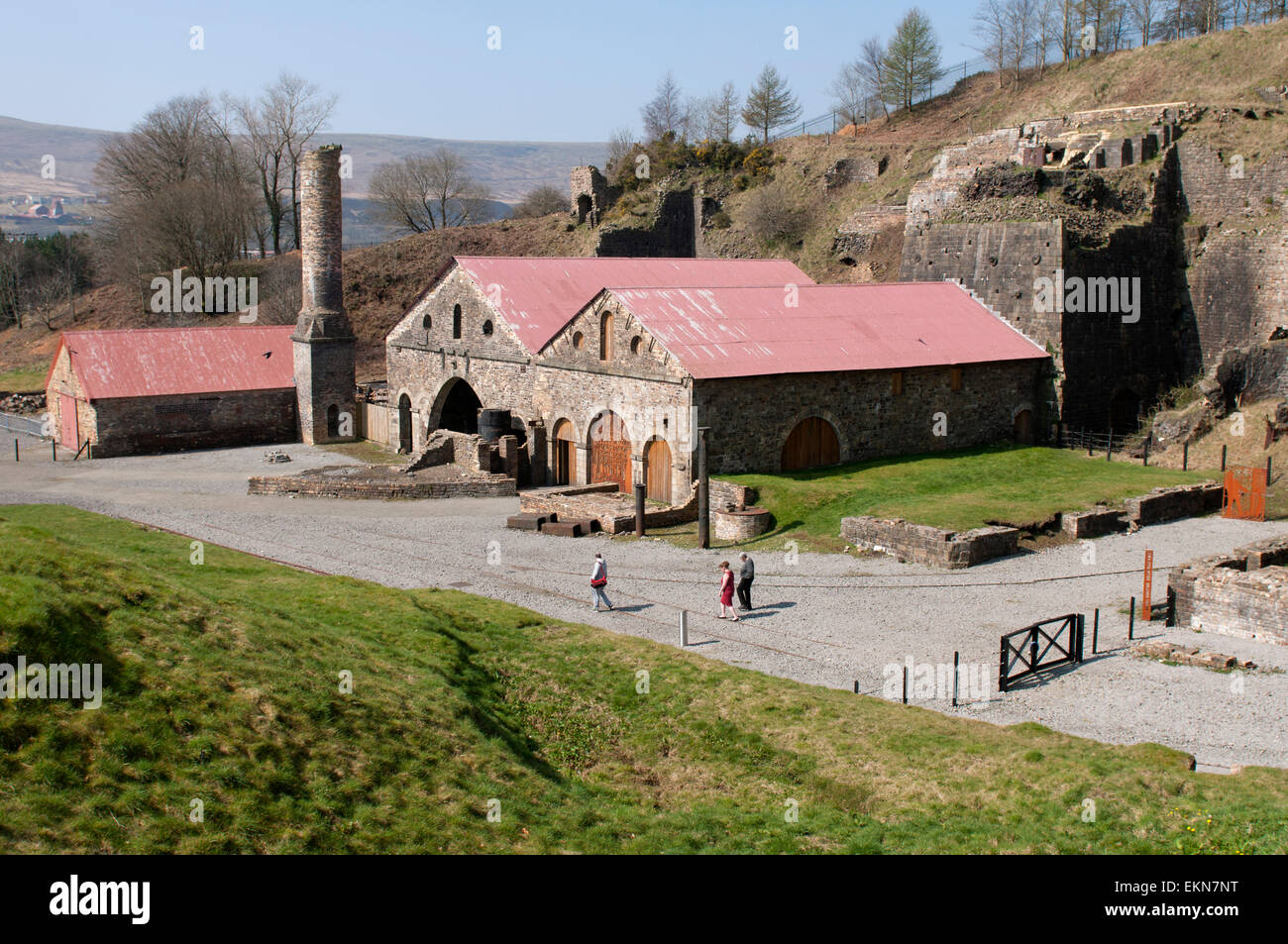 Blaenavon Ironworks, Torfaen, Wales, UK Stock Photo - Alamy