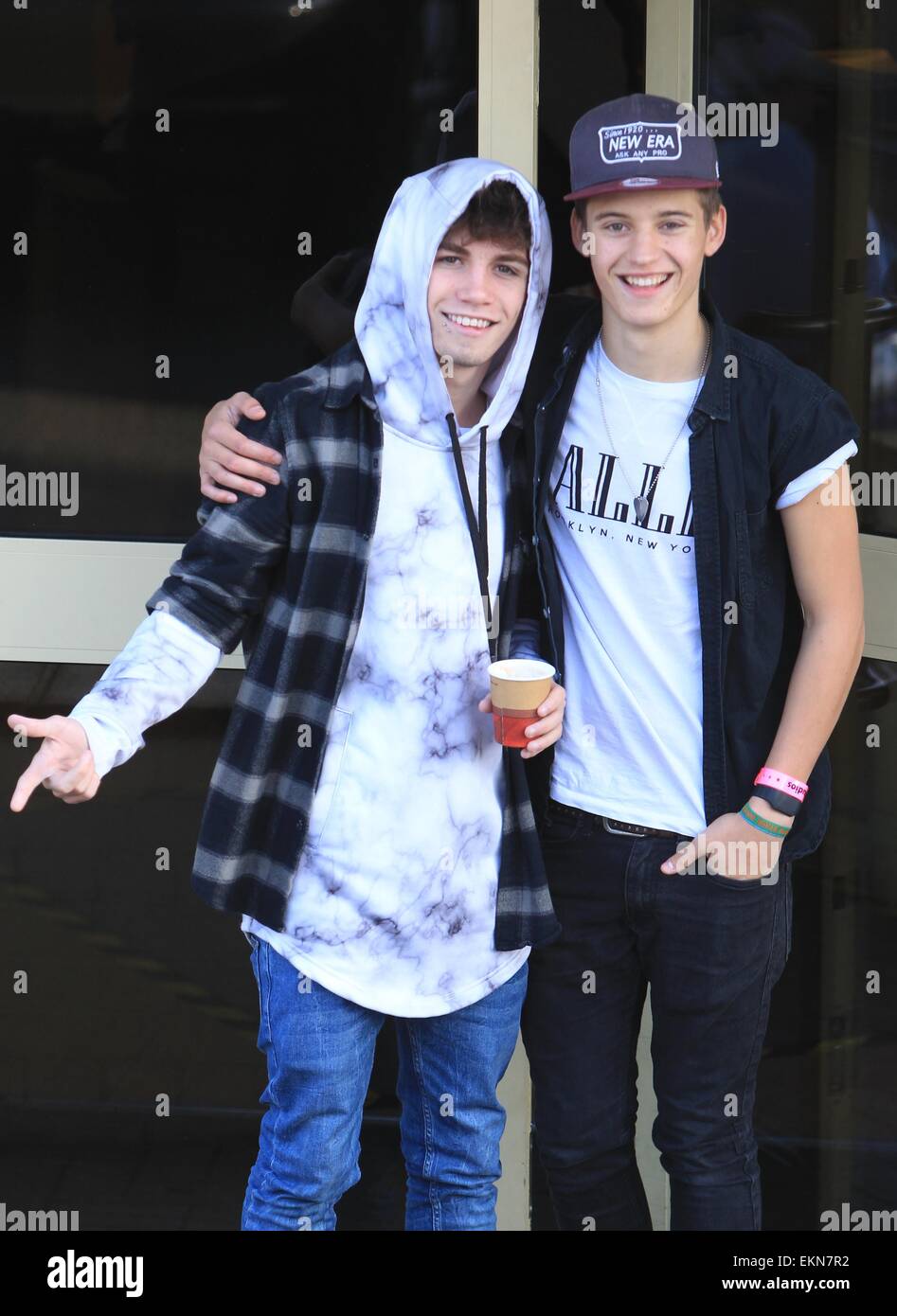 'X Factor' contestants arrive at the 'X Factor' studios for the first ...