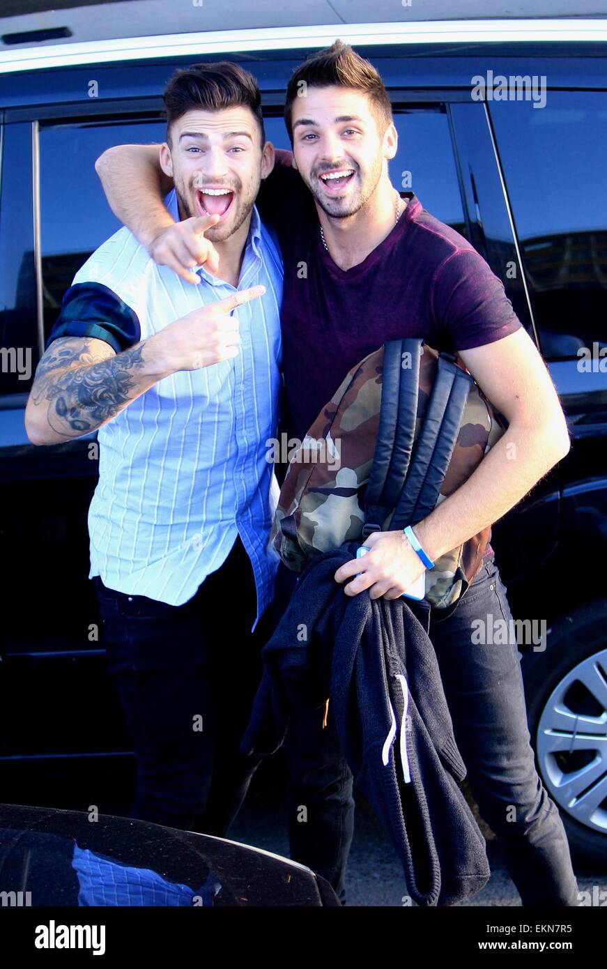 'X Factor' contestants arrive at the 'X Factor' studios for the first ...