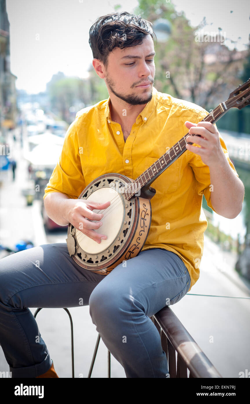 Banjo man hi-res stock photography and images - Alamy