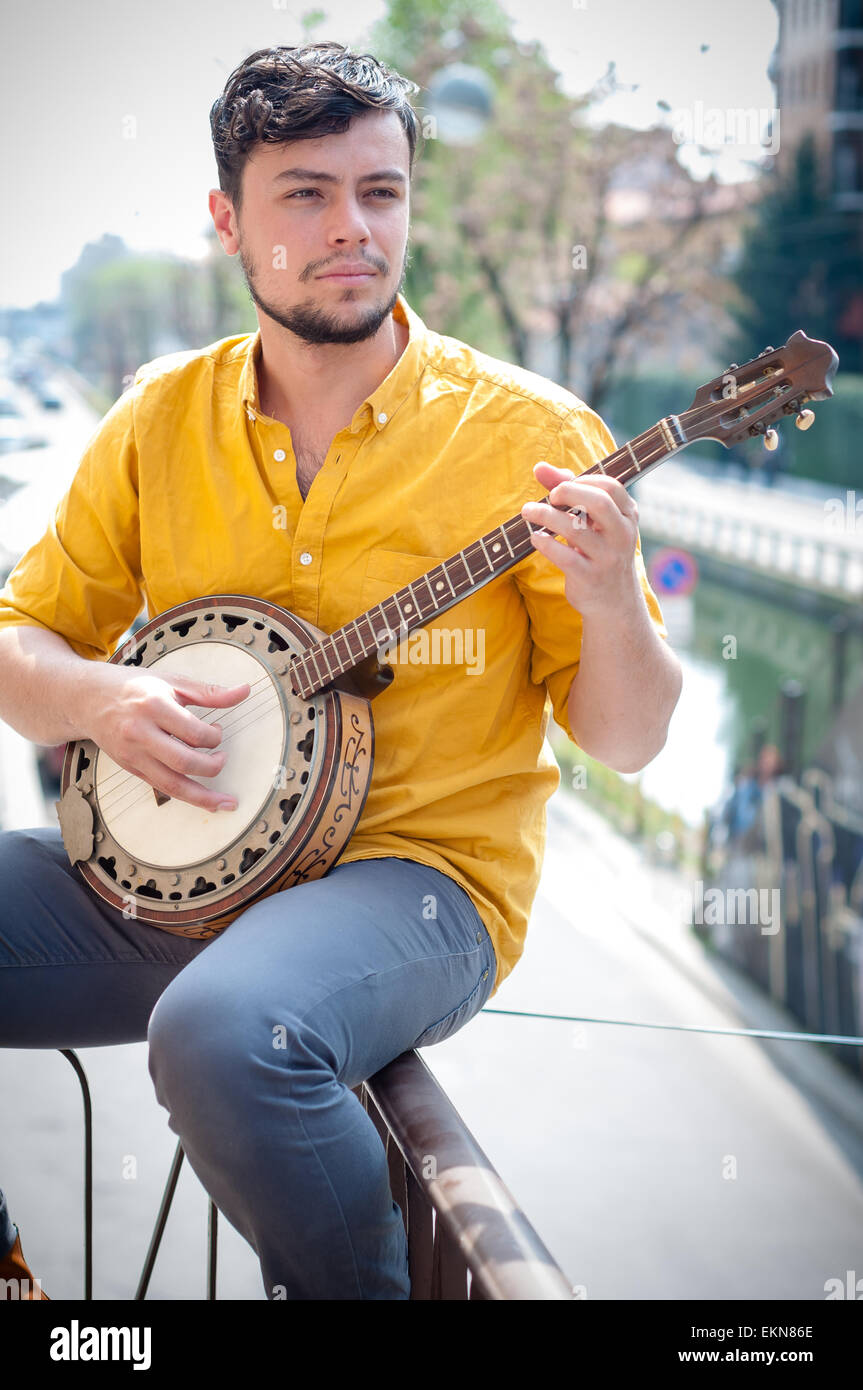 Banjo man hi-res stock photography and images - Alamy
